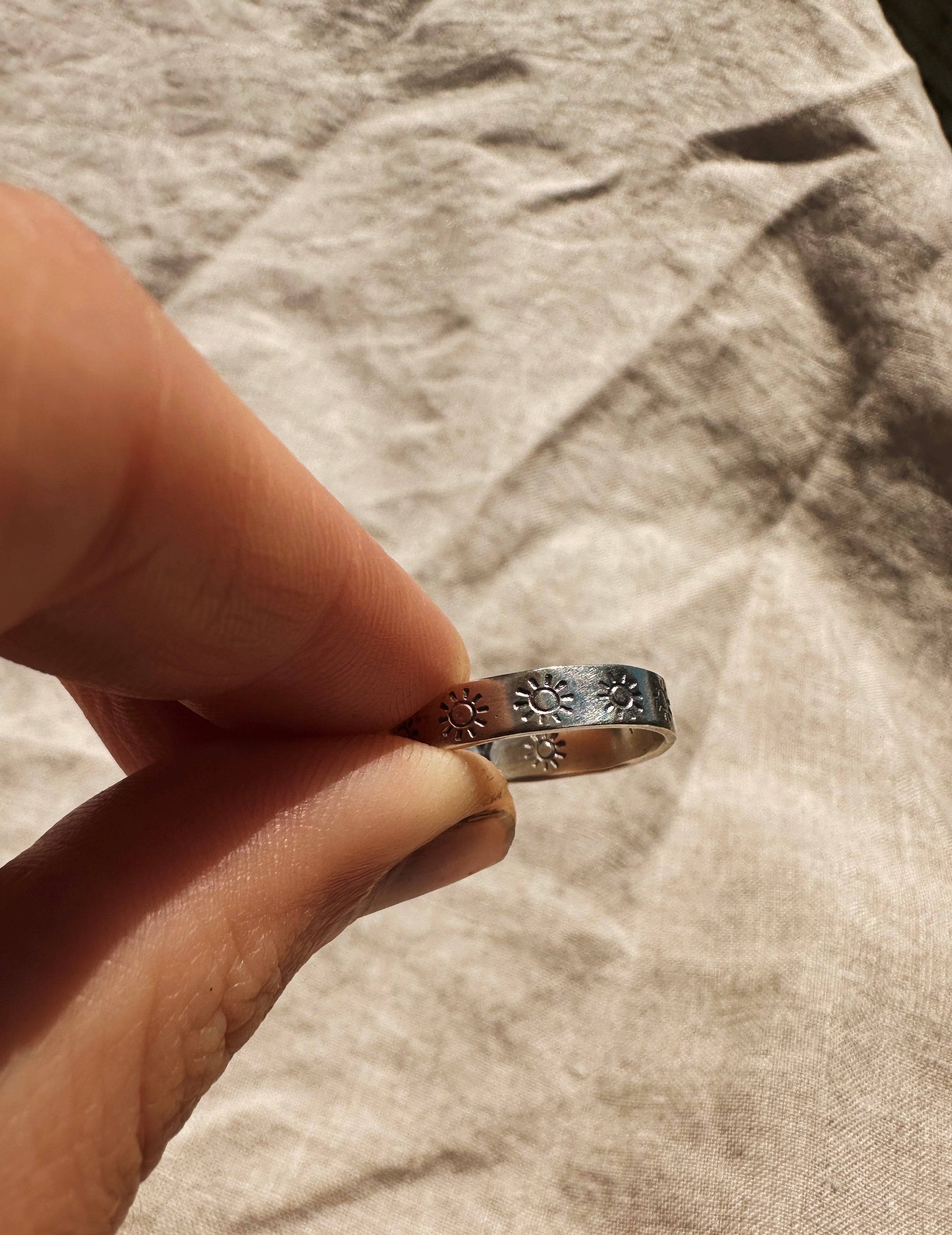 You are my sunshine ring – Solder and Stone